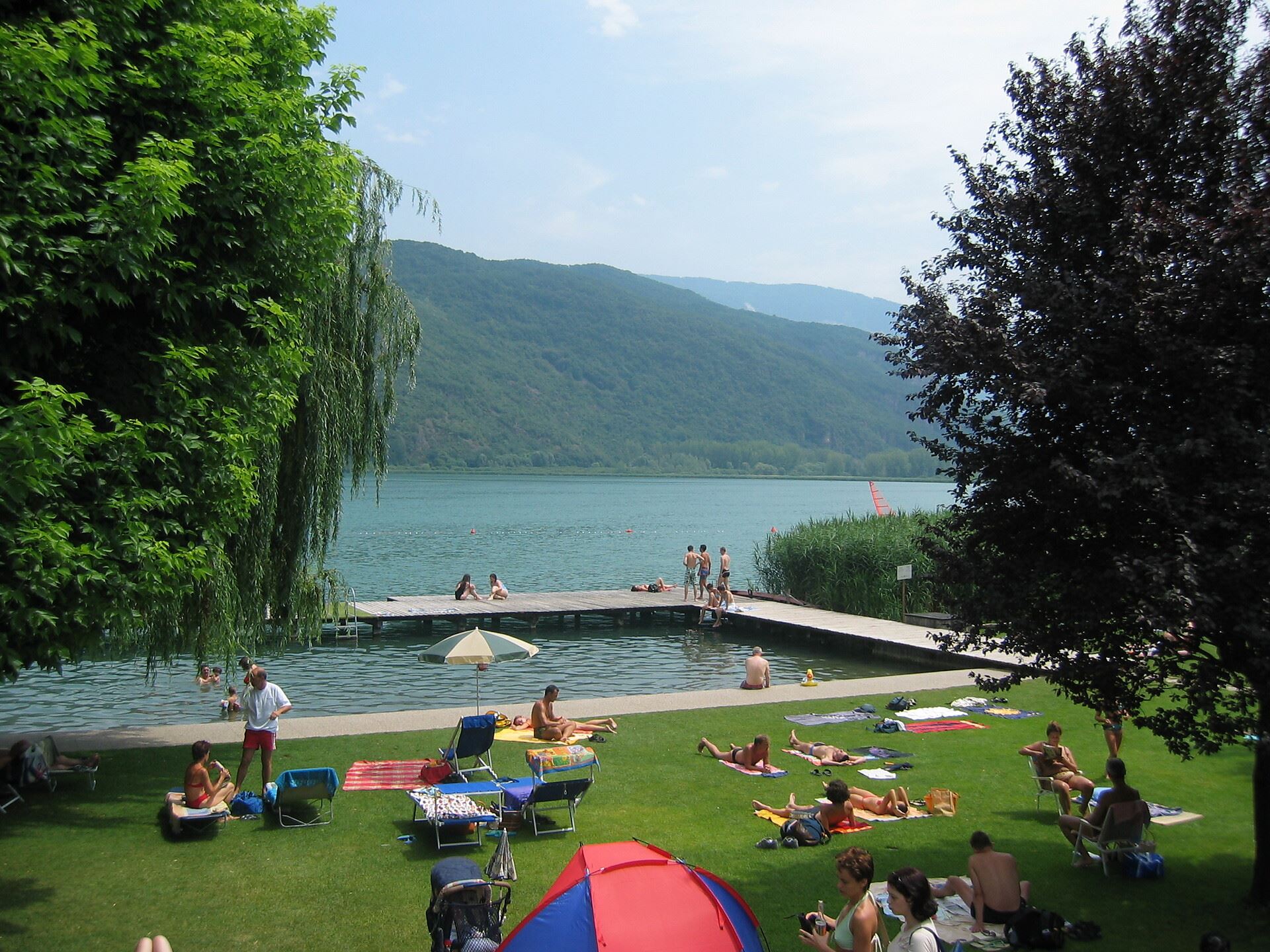 Freibad mit Seezugang Gretl am See